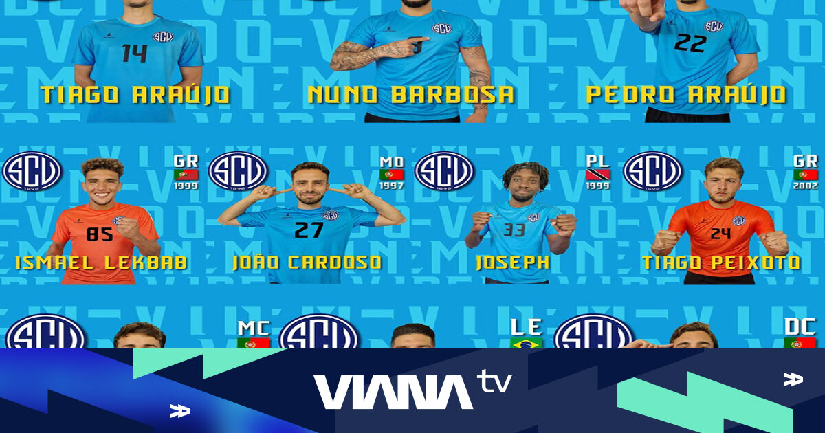SC Vianense SAD apresenta 10 caras novas para “ataque” à Liga 3 | Viana TV