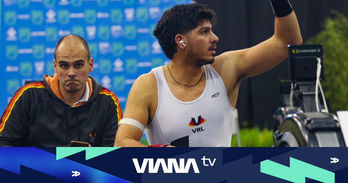 André Pinto reconquista título de Campeão Nacional de Remo Indoor | Viana TV