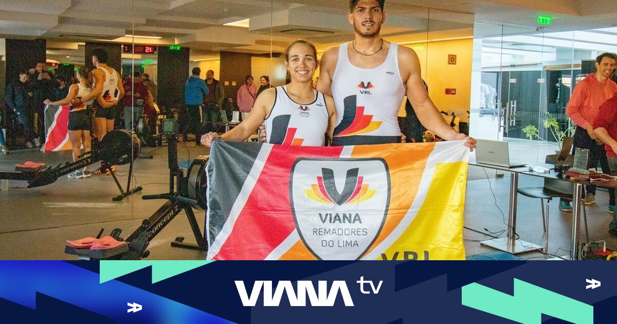 Bruna Parente e André Pinto são campeões do mundo de Remo Indoor | Viana TV